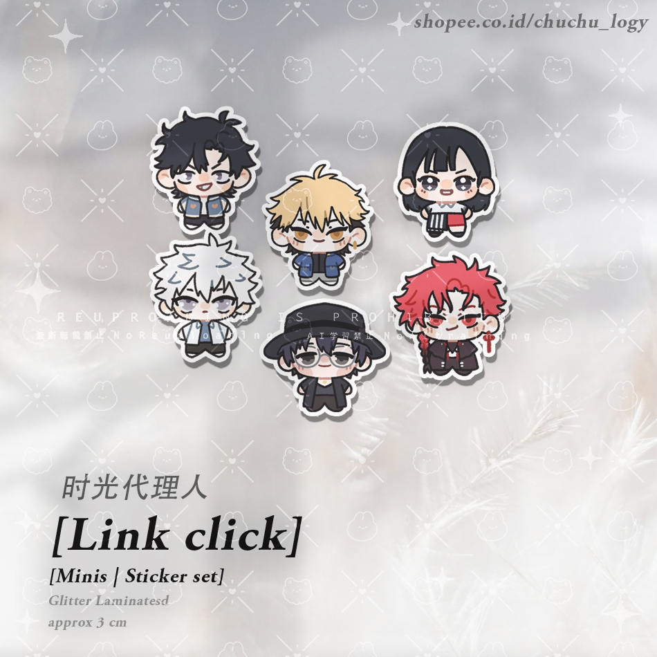 Link Click [ Minis ] Vinyl Glitter Sticker by Fei | Shopee Philippines
