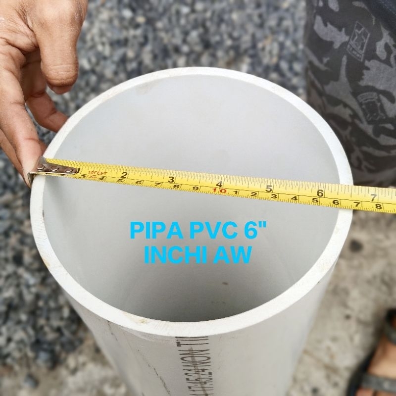 6 inch pvc pipe aw 90 cm | Shopee Philippines
