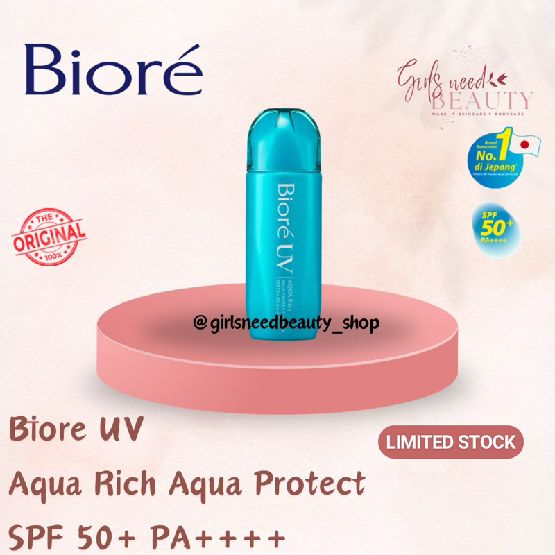 Biore UV Aqua Rich Aqua Protect Lotion Skin Care Sunscreen Sun Block ...