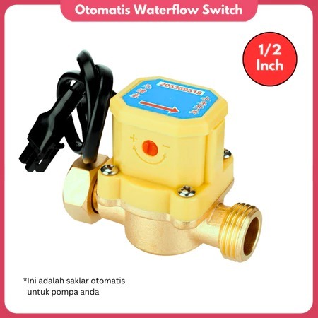 Automatic Push Booster Pump Switch / Water Flow Switch Size 1/2 Inch ...