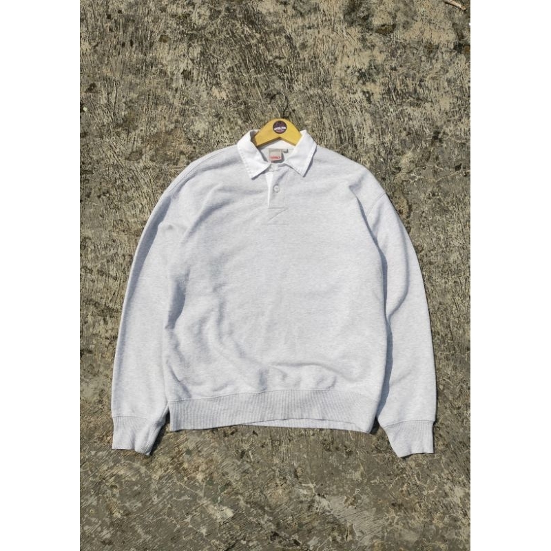 Rugby SHIRT SPAO GRAY - THRIFT SECOND BRAND | Shopee Philippines