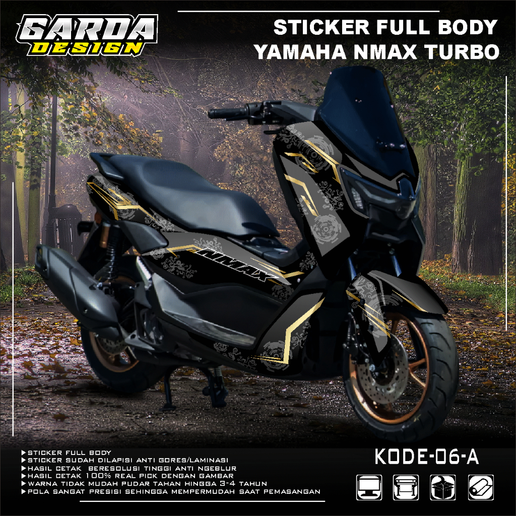 Decal Sticker Yamaha NMAX TURBO nmax neo - NEW 2024 Full Body - Latest ...