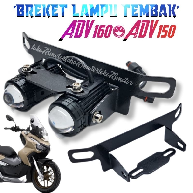 Honda ADV 160 ADV 150 spotlight bracket UNDER horn model | Shopee ...