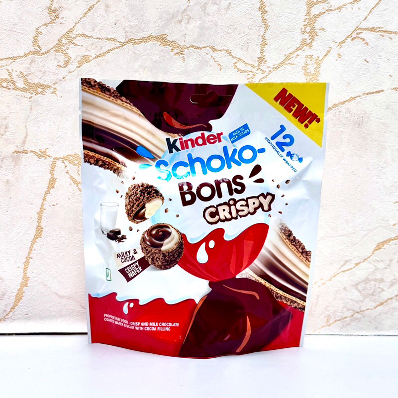 Kinder Schoko Bons Crispy Chocolate Wafer Cocoa Chocolate | Shopee Philippines