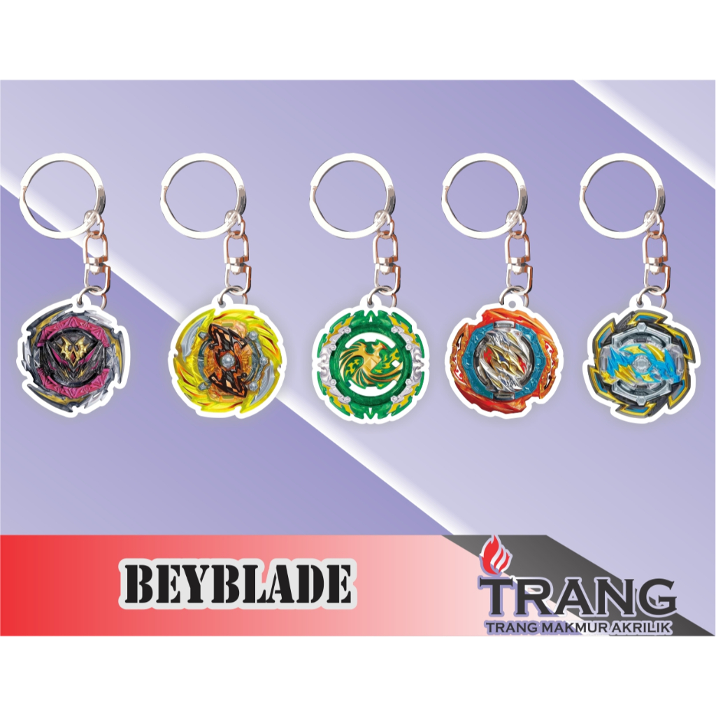 GANTUNGAN Beyblade Acrylic Keychain / Beyblade Acrylic Keychain ...