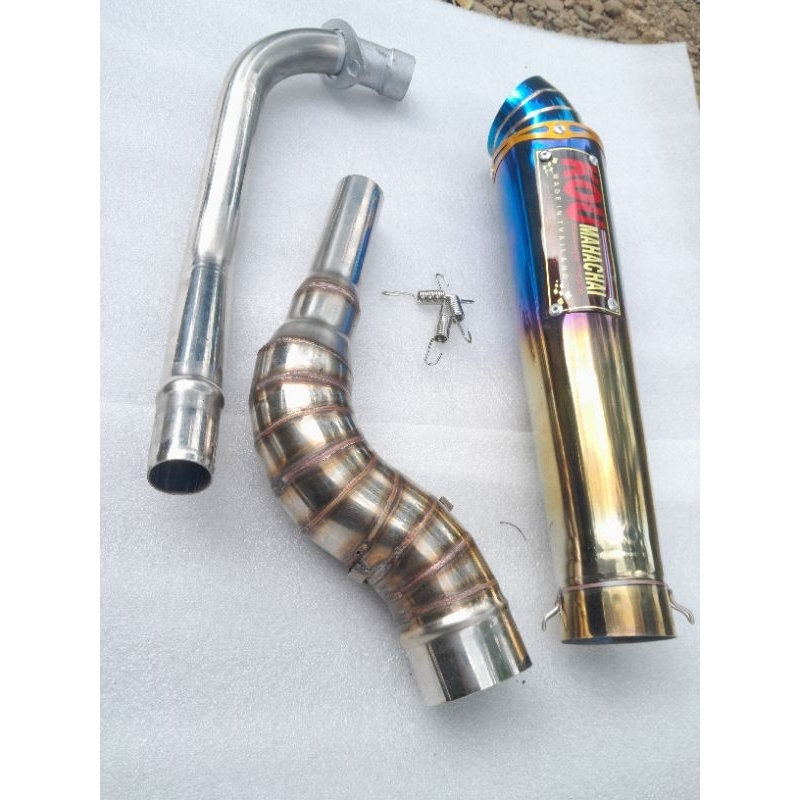 KOUmahachai Pipe canister conical open specs exhaust Pipe for Wave 125 ...