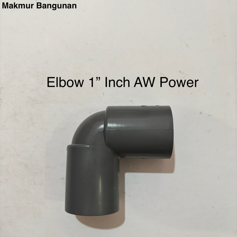 Elbow 1” Inch AW Power | Knee / Keni L 1” Power | UPVC Pipe Fitting ...