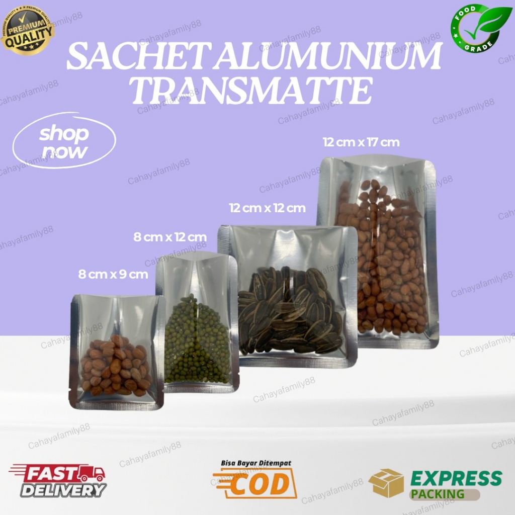 Transmate aluminum sachet Plastic packaging Clear Combination Saset [50 ...