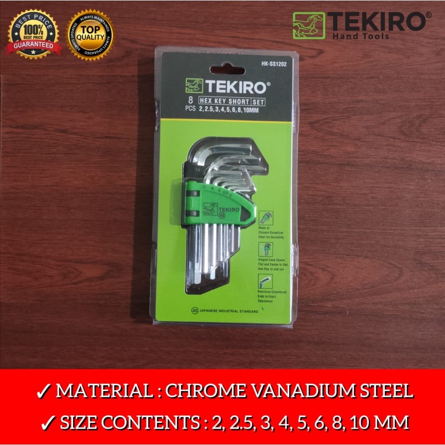 Tekiro L Key Set 8 Pcs MM Short L Key Set Tekiro L Key Short Set 8 Pcs ...