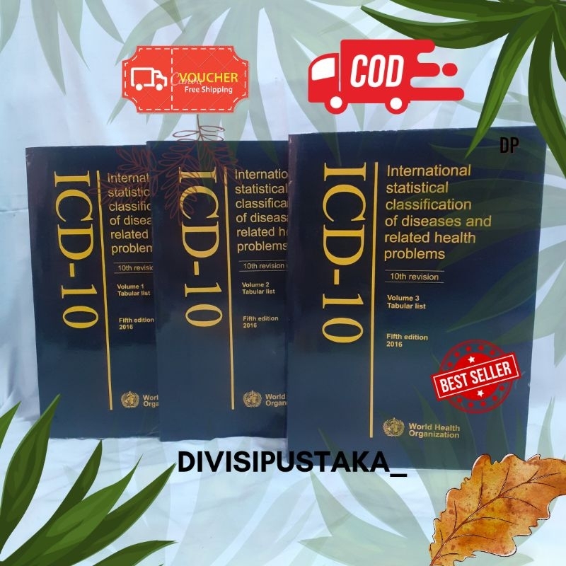 PACKAGE OF 3 ICD BOOKS 10 Vol 1,2,3 FIFTH EDITION 2016 | Shopee Philippines