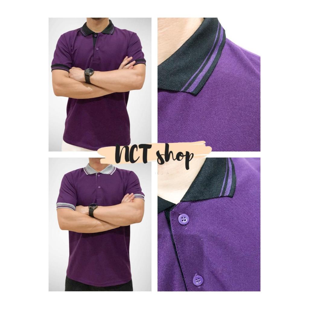 UNGU PURPLE PoloShirt / Wangki Polo Shirts / Men's Women's Combination ...
