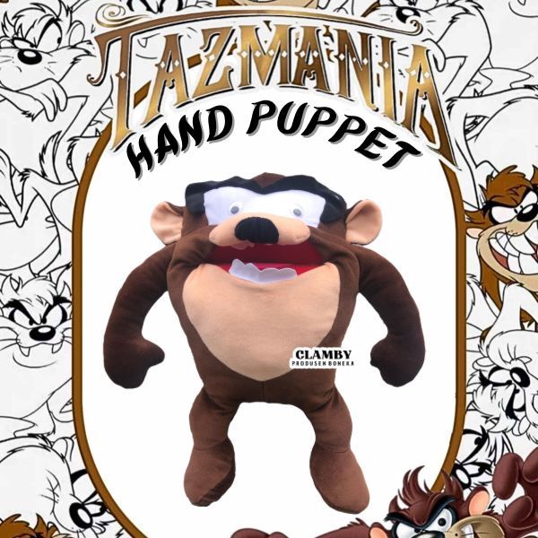 Muppet Tazmania Doll Dog Character | Children's Toy Moving Mouth Doll ...