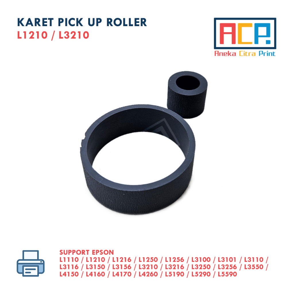 Rubber Puller Paper Pick Up Roller Set - Epson L1210 L1250 L3210 L3250 ...