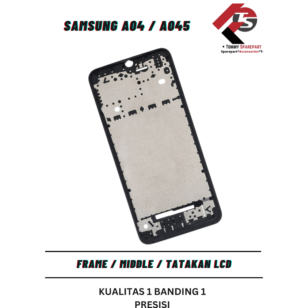 Original Samsung A04 4G / A045 Lcd / Middle / Middle Bone Frame ...