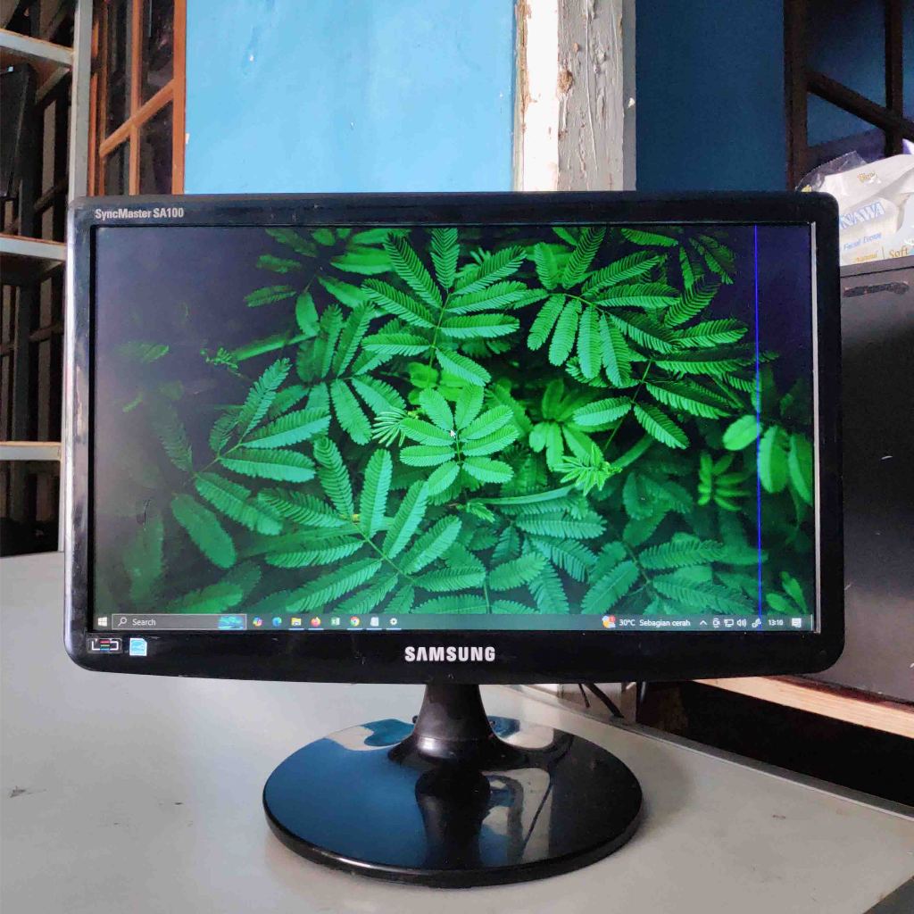 Samsung Brand Monitor Led 19 Inch Wide Normal Condition | Shopee ...
