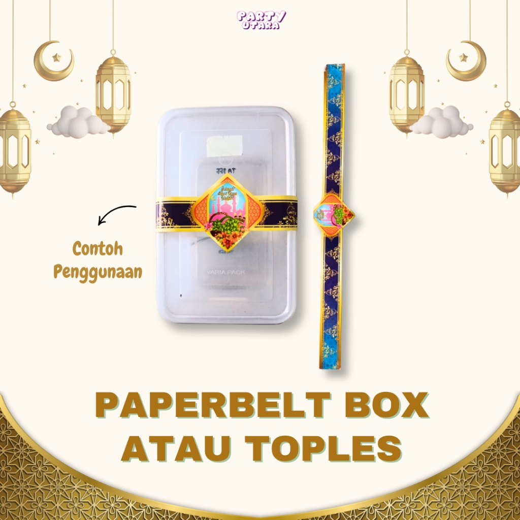 PAPERBELT BOX/PAPERBELT PARCEL/SHAPP DECORATION/HARI RAYA | Shopee ...