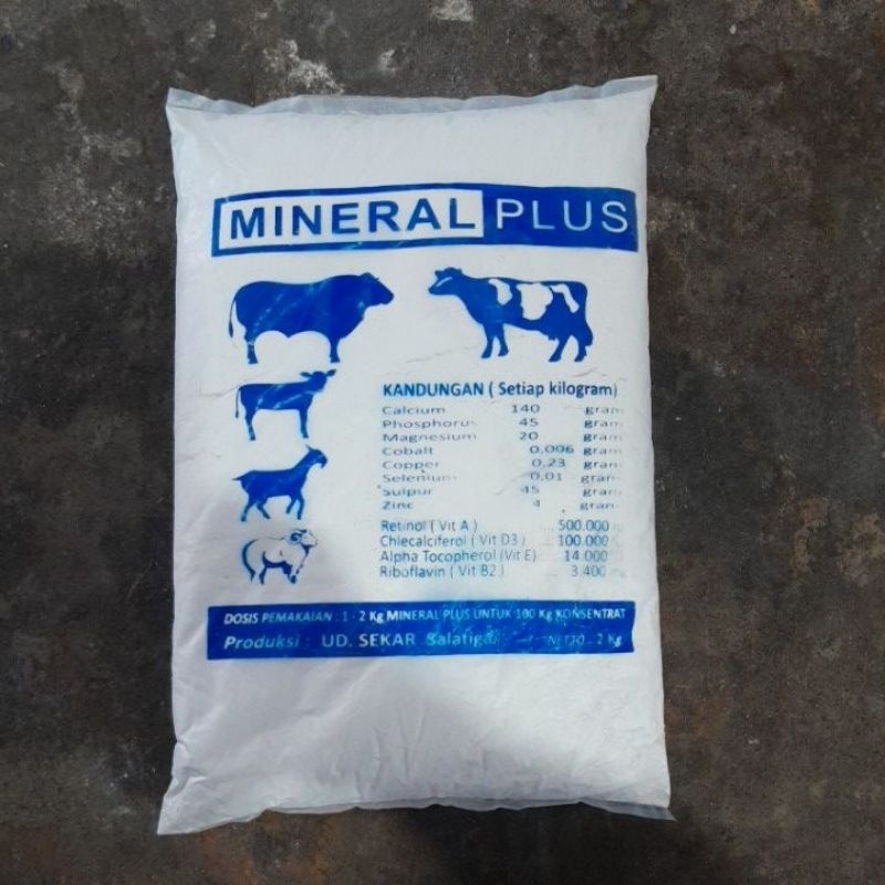 Mineral plus for cows, goats, sheep, 2 kg | Shopee Philippines
