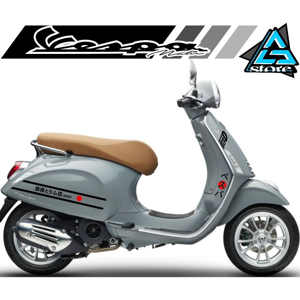 Cutting STICKER INITIAL D/V.527/STRIPING VESPA SPRINT, PRIMAVERA ...