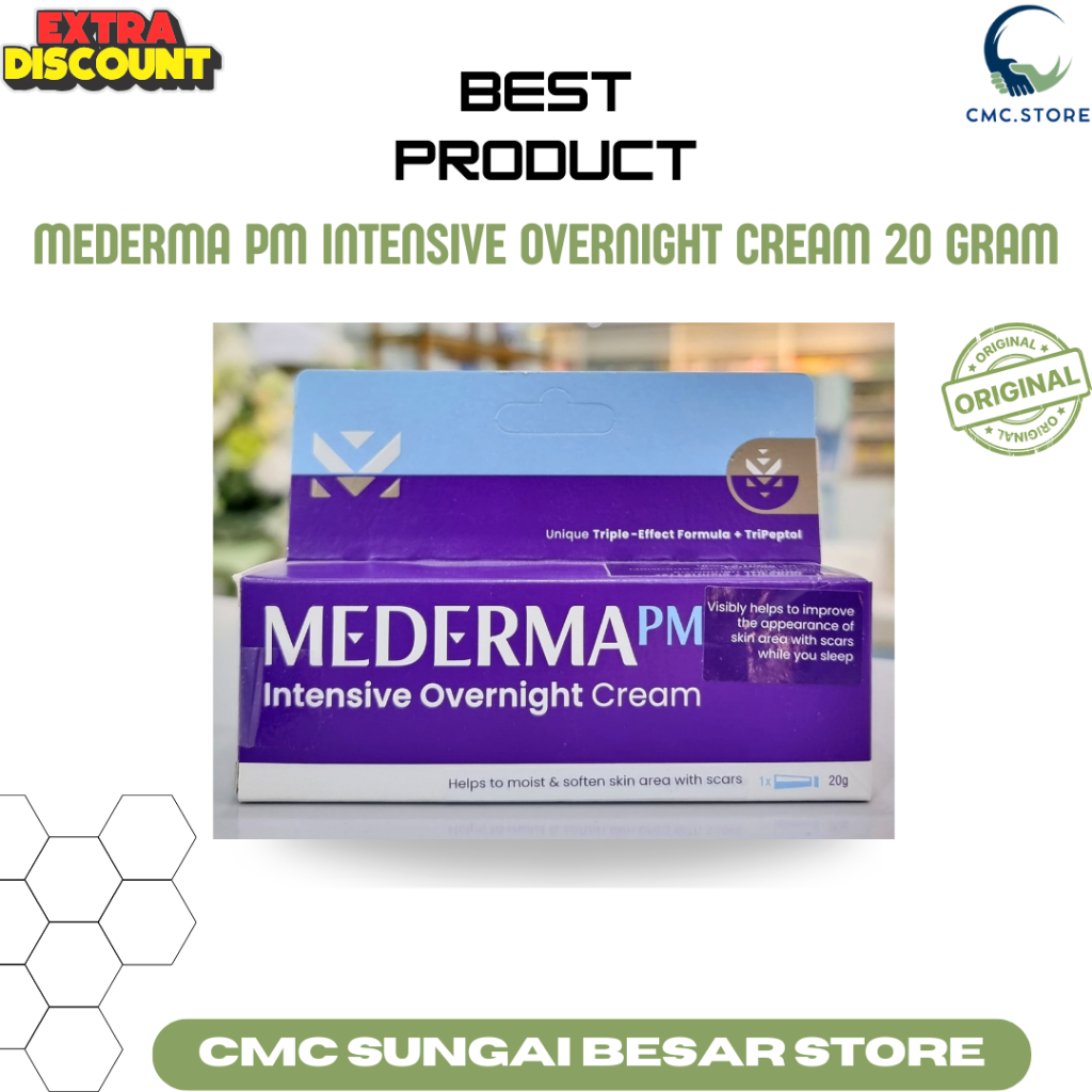 Mederma PM Intensive Overnight Cream 20 Grams | Shopee Philippines