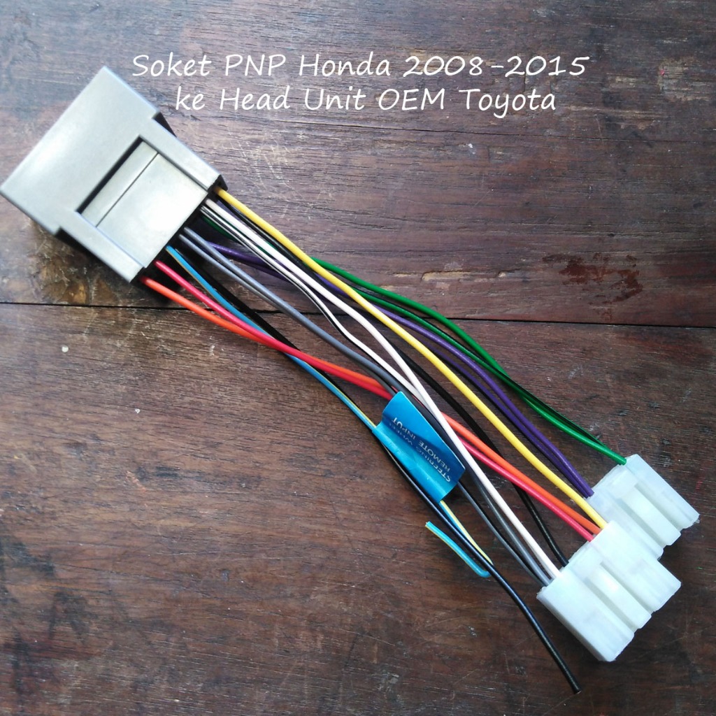 Pnp HU OEM Toyota Socket to 2008-2015 Honda Cars (Jazz, Brio, Mobilio ...