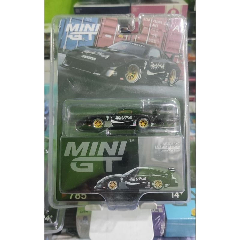 Mini GT "MAZDA RX-7" LB-Super silhouette Liberty walk black | Shopee ...