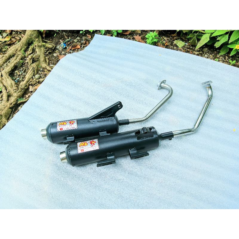 1set Red Leo cutting Silent Killer power pipe Mio Sporty Mio Soulty ...