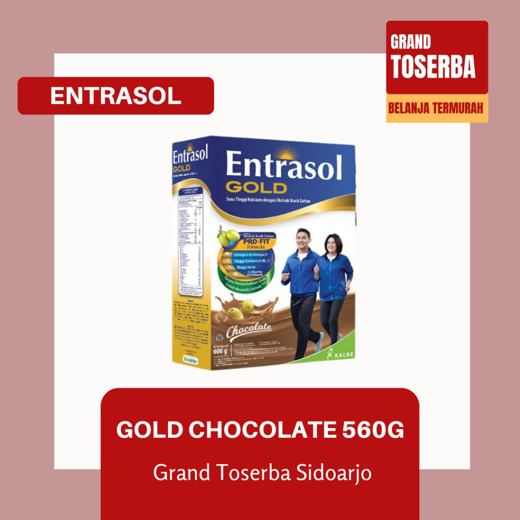 ENTRASOL GOLD 560g - 980g / SPECIAL MILK FOR ADULT AND ELDERLY AGE ...
