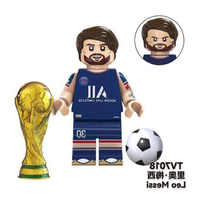 Bricks Minifigure - Lionel Messi PSG | Shopee Philippines