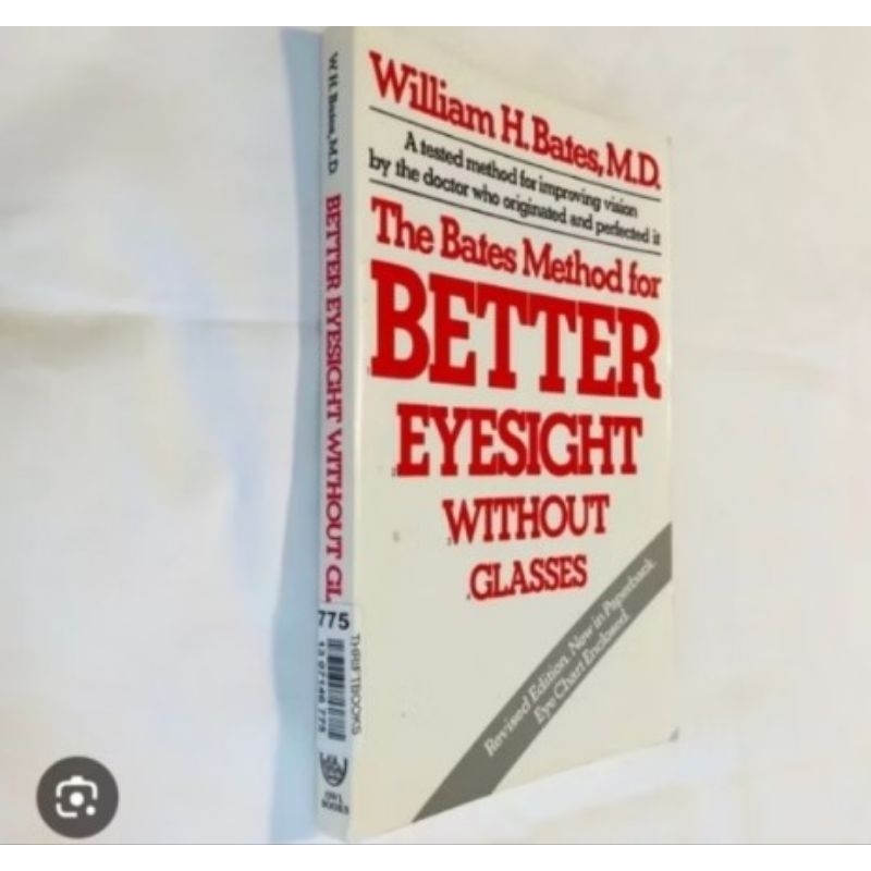 The Bates book meets for better eyesight without glasses | Shopee ...