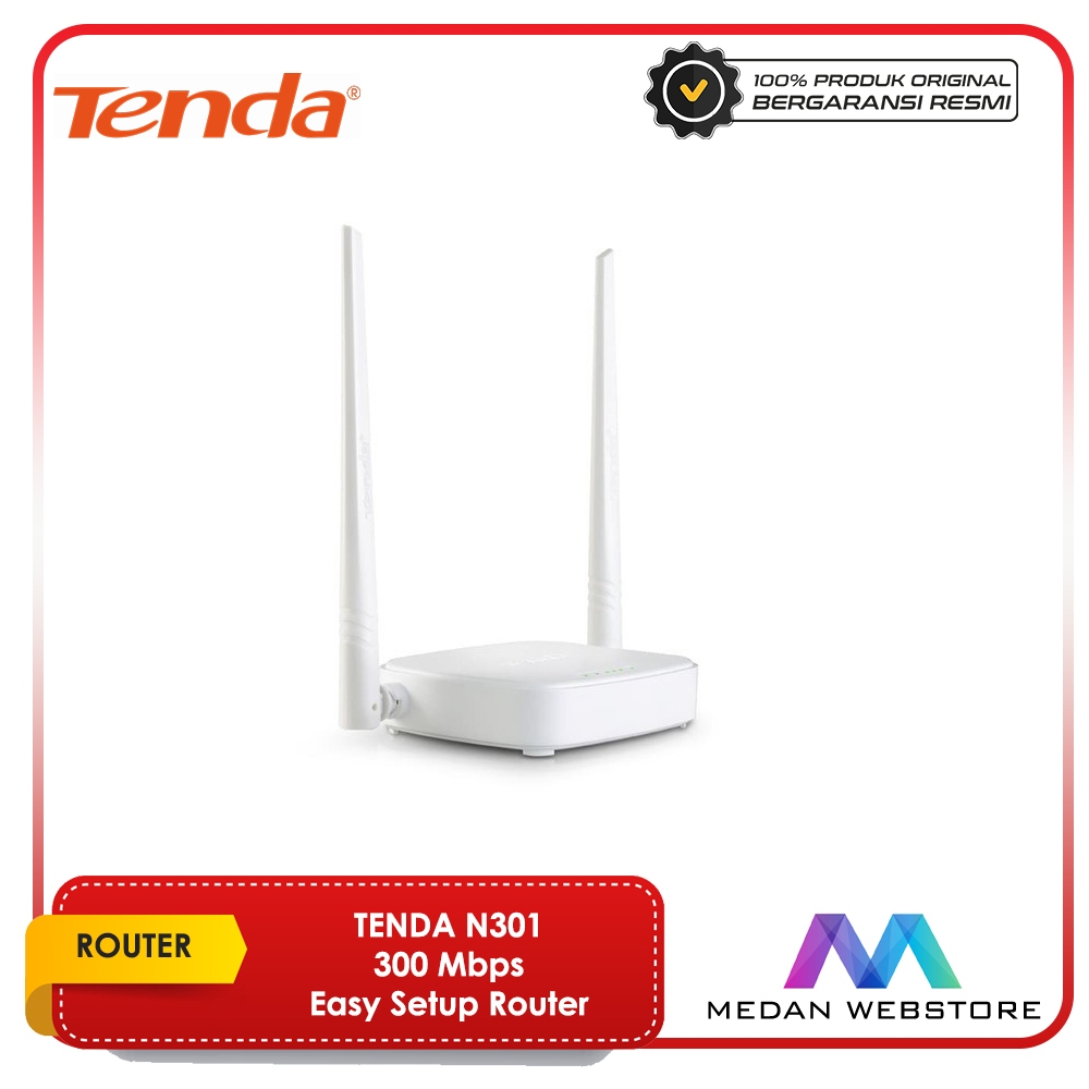 TENDA Tent N301 4 in 1 Wireless ROUTER + REPEATER + Access Point + WISP ...