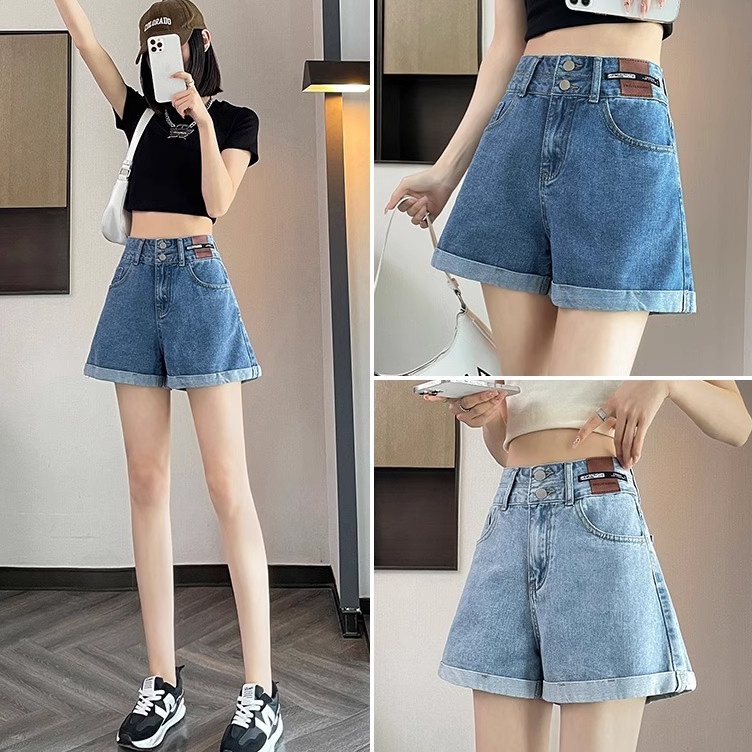 CODE S55K CewekidLatest Women's short jeans highwaist short pants jumbo ...