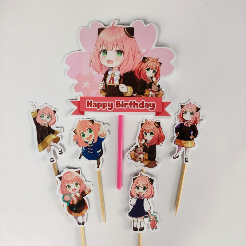 ANYA TOPPER (LA-001) / ANYA CAKE TOPPER / ANYA CAKE TOPPER / ANYA ...