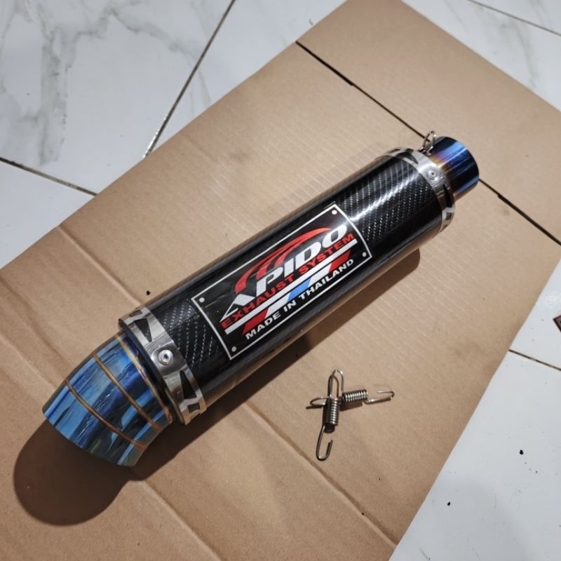 Apido universal Motorcycle Exhaust pipe 51MM (Canister only) | Shopee ...