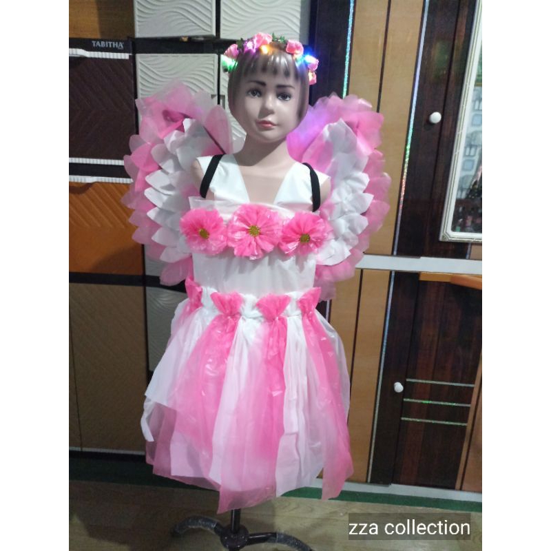 Plastic costumes, fairy style plastic costumes, recycled plastic ...