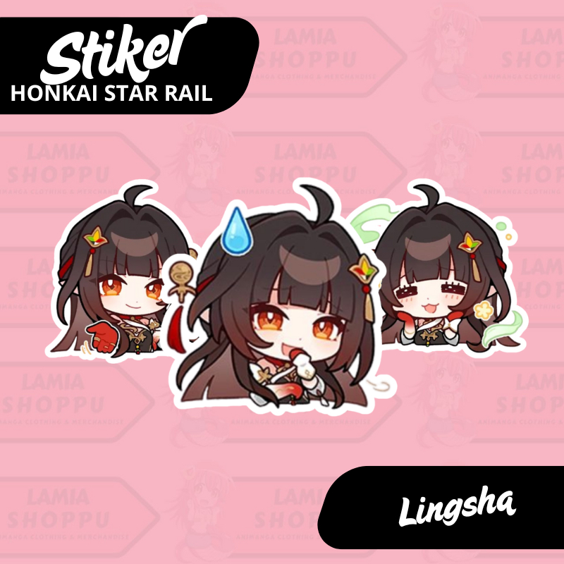 Honkai Star Rail Lingsha Sticker | Lingsha HSR Sticker | Waterproof ...