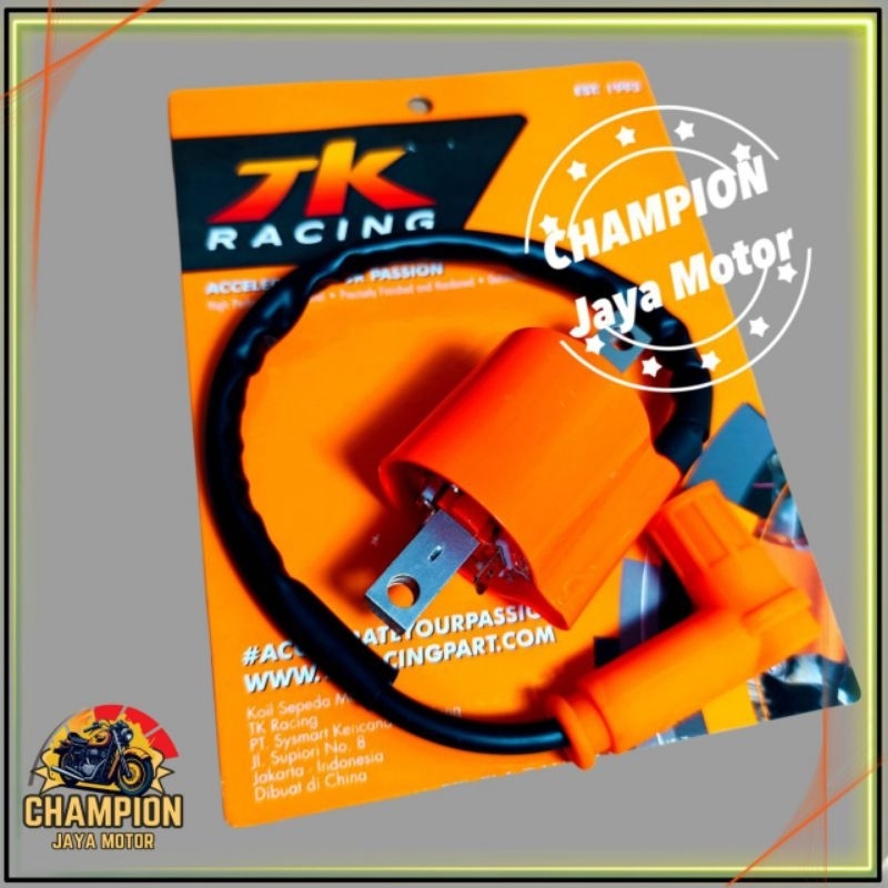 Koil / Coil Orange TK Racing Universal Motorcycle Karbu Coil Karbu TK ...