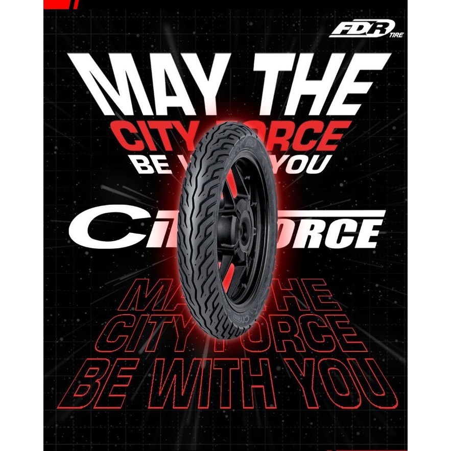 (CASH ON DELIVERY) FDR TIRES {70/90-17, 80/90-17 } CITYFORCE FDR ...