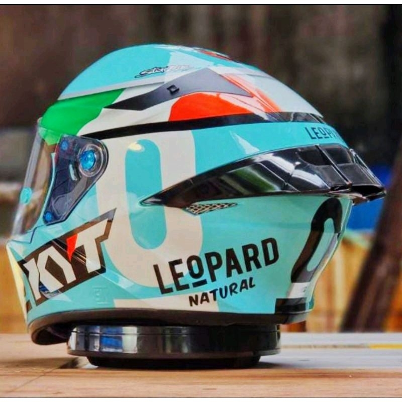 Original Kyt Ttc Tt Course Spoiler with Aftermarket GPR Model Helmet ...