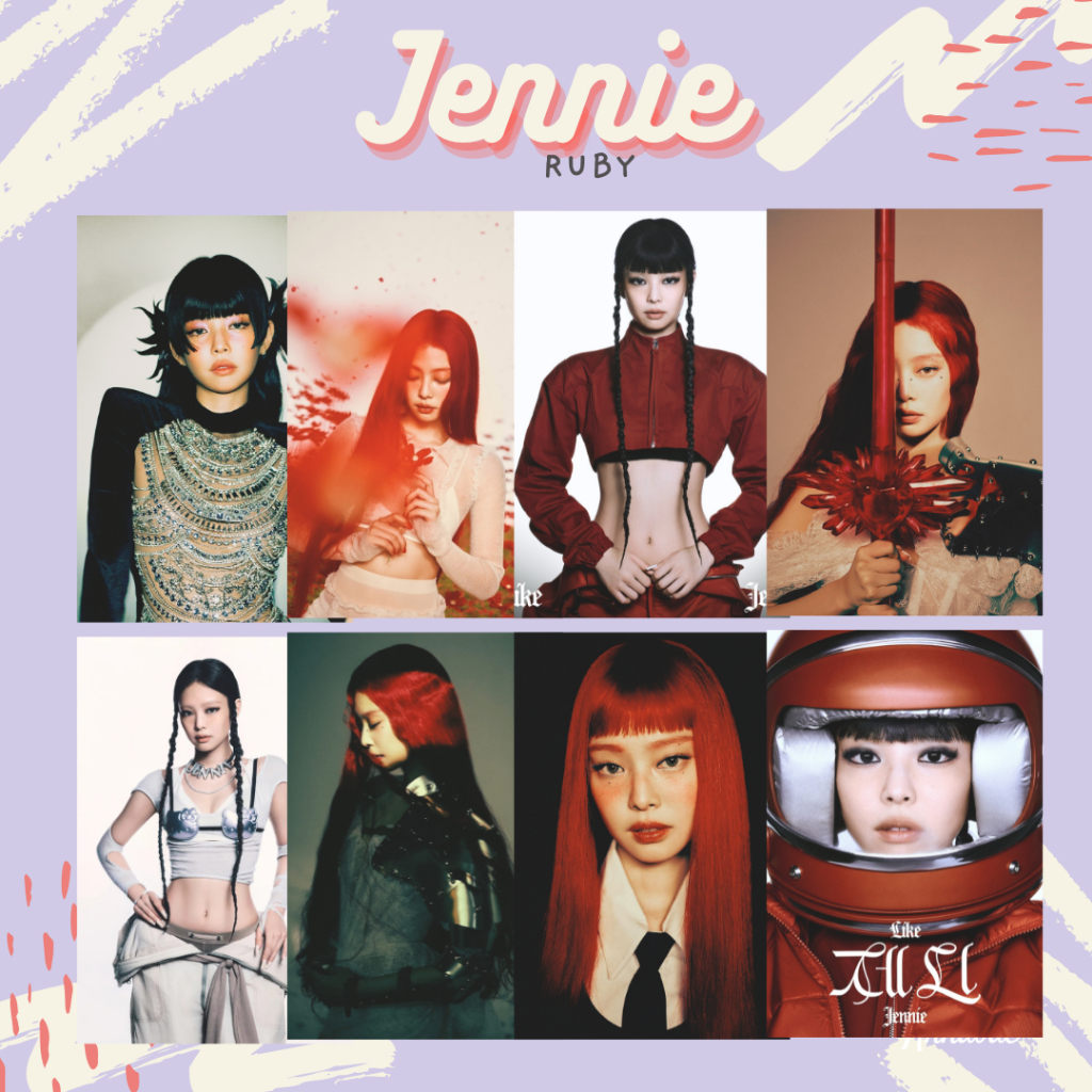 Jennie Blackpink Ruby Like Jennie Poster | Shopee Philippines