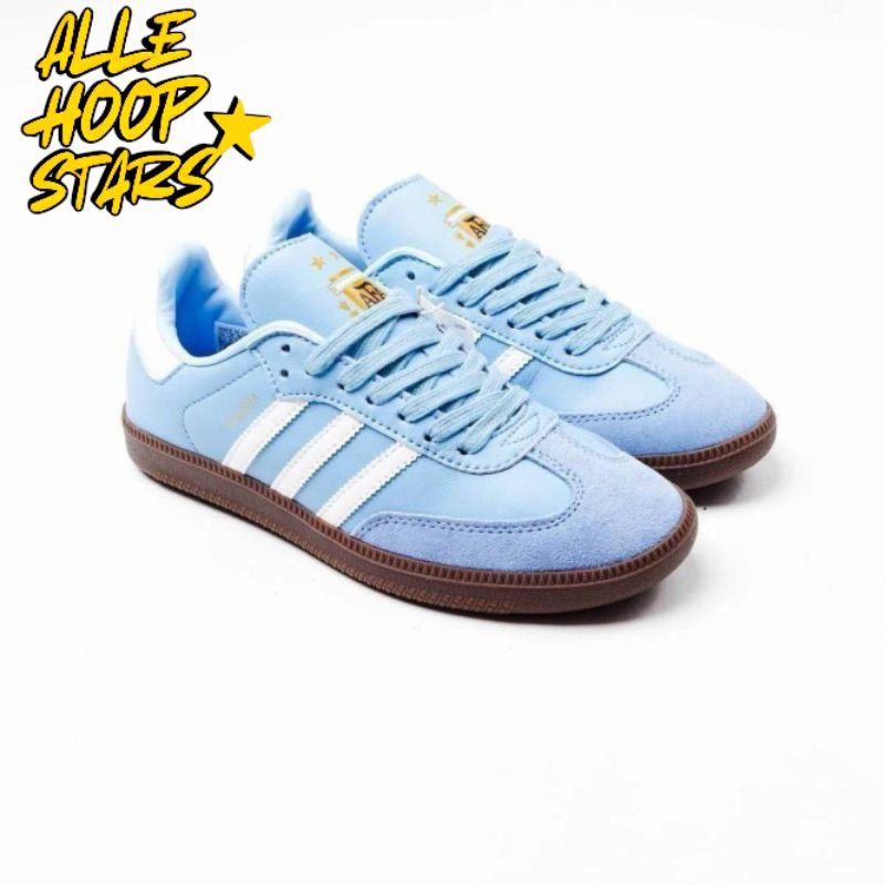 AHS Adidas samba OG Team Argentina Clear Blue Shoes | Shopee Philippines