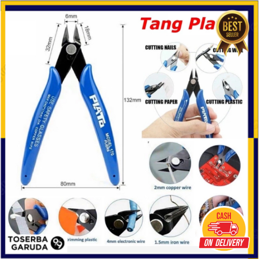 Plato Cutting Pliers Tool Wire Cutting Scissors Coil Cable Cutter Mini ...