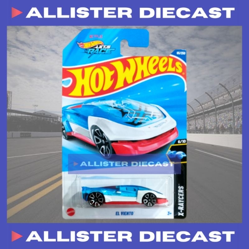 Hot Wheels El Viento White Blue Hotwheels El Viento Blue White HW ...