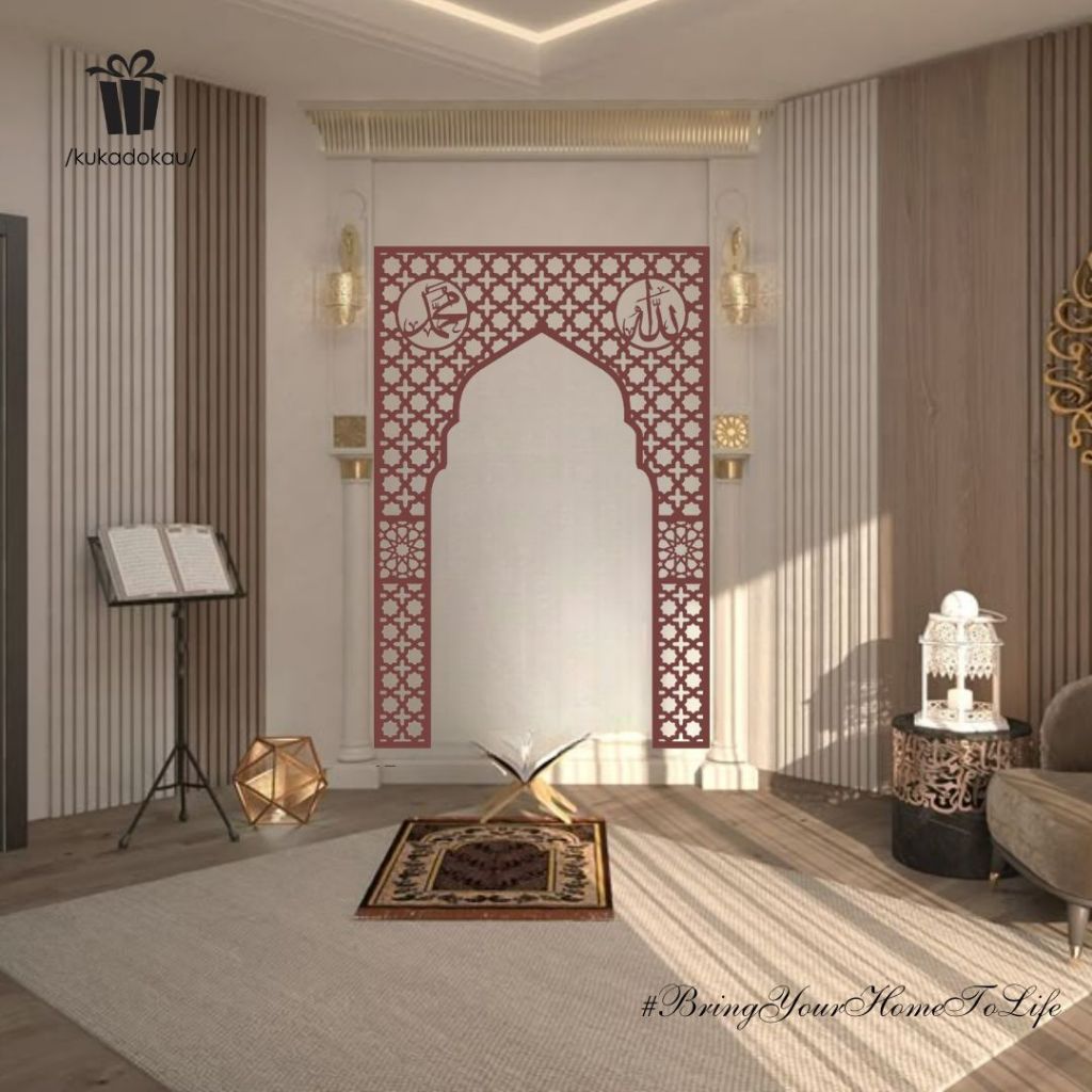 Kukadokau - Mihrab Prayer room | Islamic decoration for the room of ...