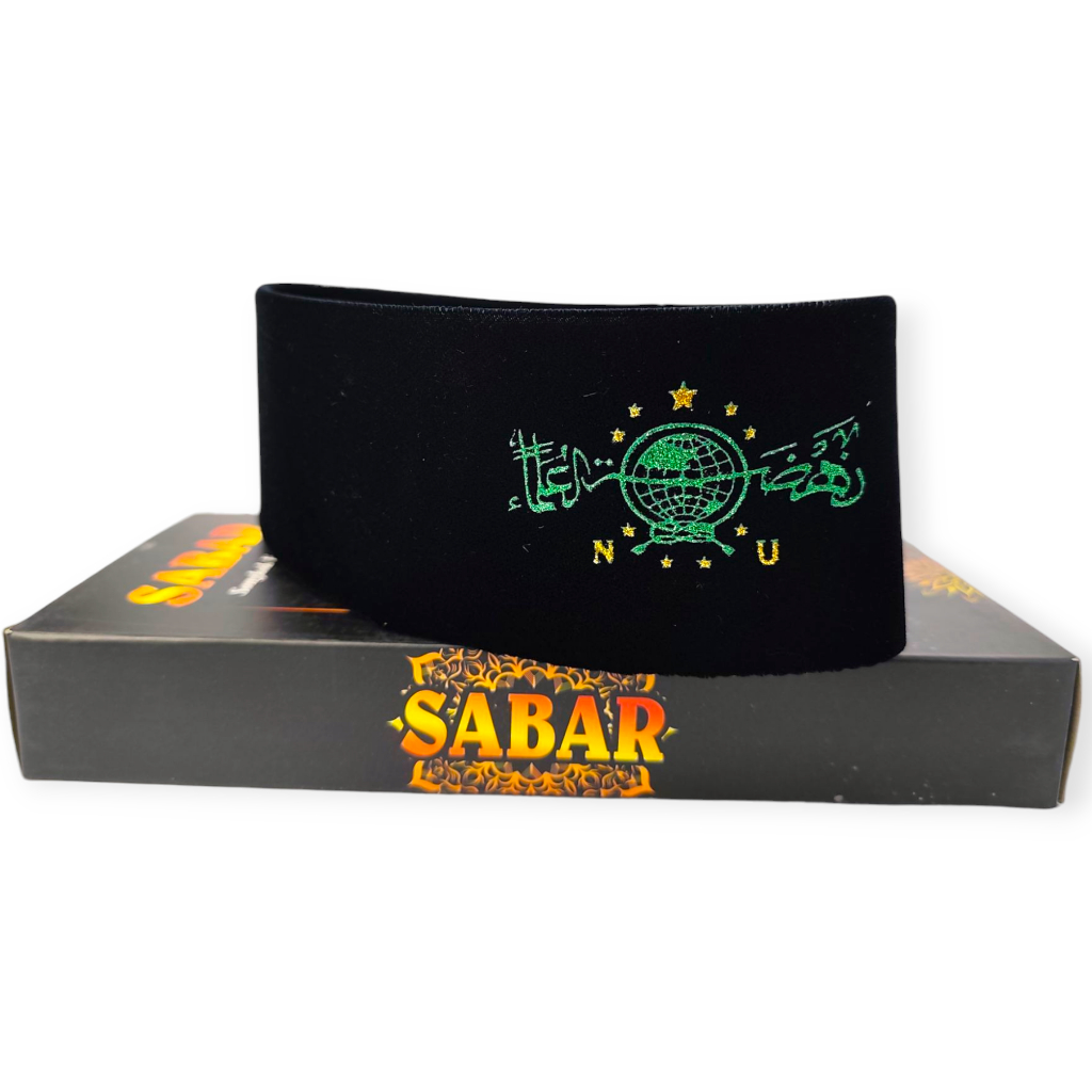 Songkok PRESIDENT Sabar Motif Logo NU Combination | Shopee Philippines