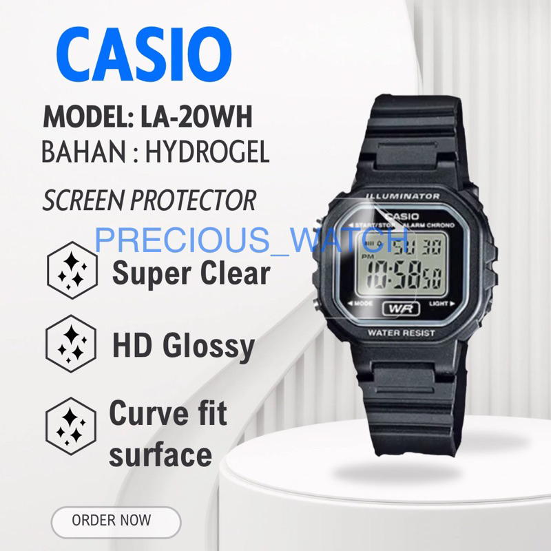Anti-scratch / Screen Protector for Casio LA-20WH LA 20WH LA20WH LA 20 ...