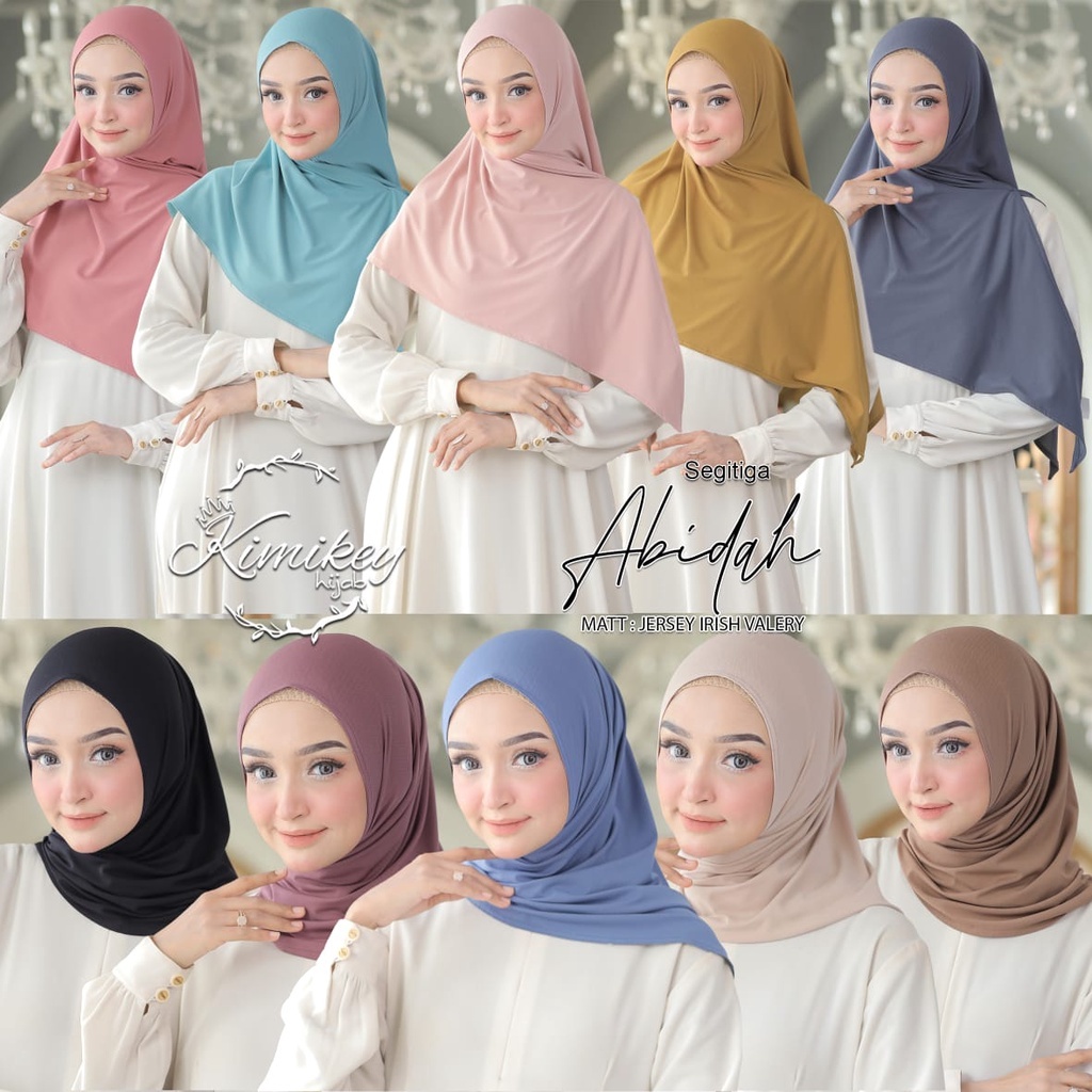 Abidah Hjiab Non Pad Triangle Instant Hijab Viral Latest Model ...