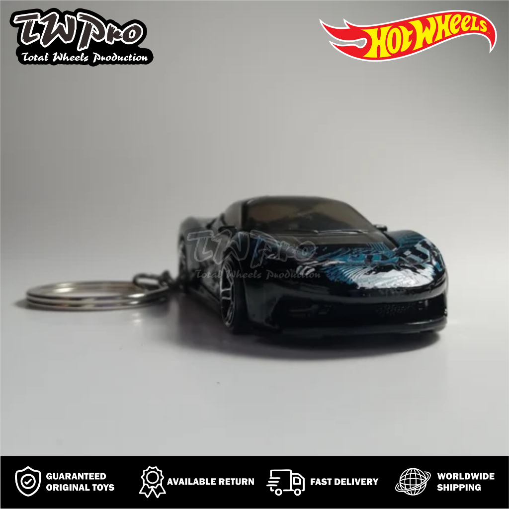 GANTUNGAN HOT WHEELS KEYCHAIN Pininfarina Battista - BLACK - KEYRING ...