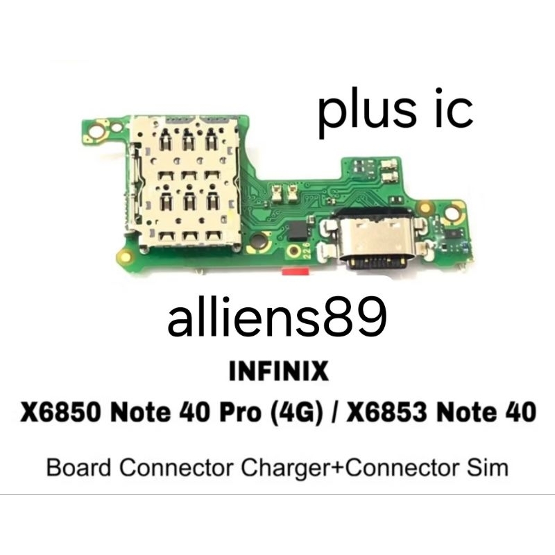 INFINIX NOTE 40 PRO PCB CHARGER CONNECTOR BOARD (4G),NOTE 40, SPARK 20 ...