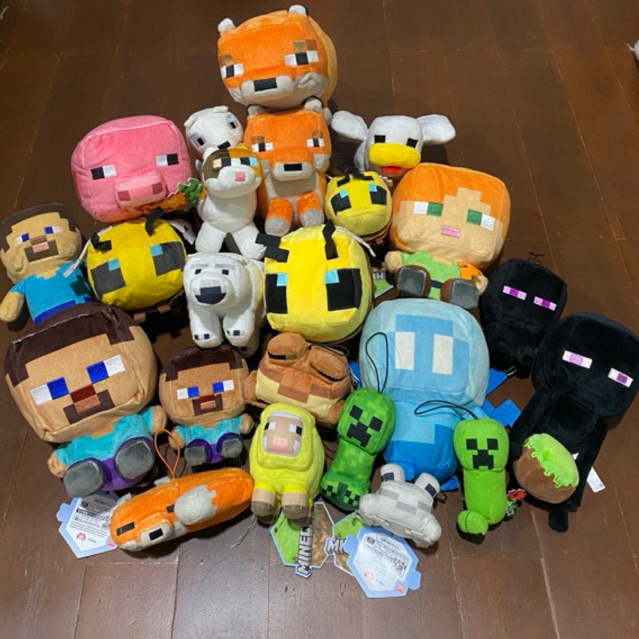ORIGINAL PLUSH plushie Minecraft doll game steve alex creeper ...