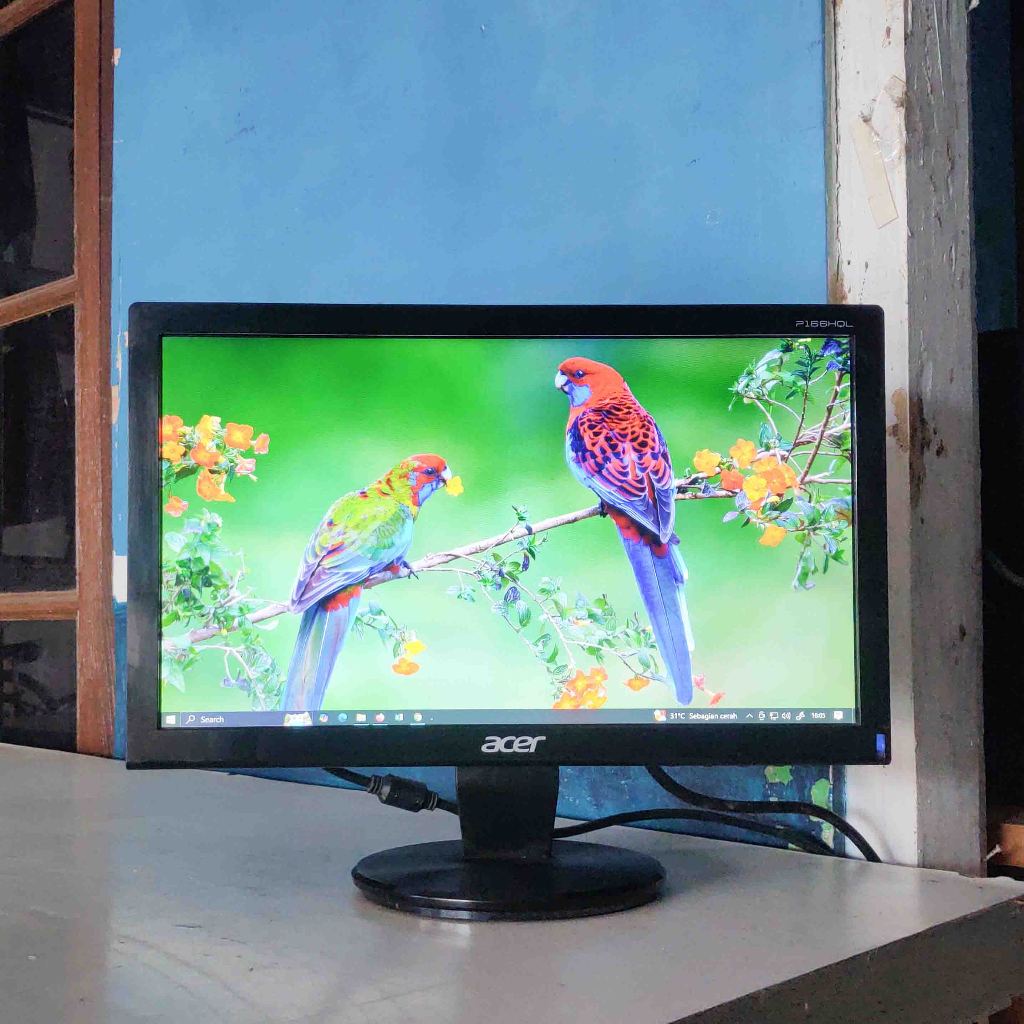 Acer P166HQL Led 16 Inch HD Wide Monitor Normal Condition | Shopee ...